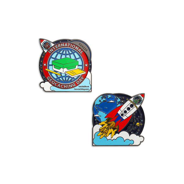 2024 International Geocaching Day Geocoin – Space Coast Geo Store