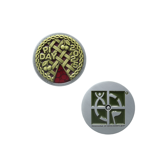 2025 Pi Day Geocoin – Space Coast Geo Store