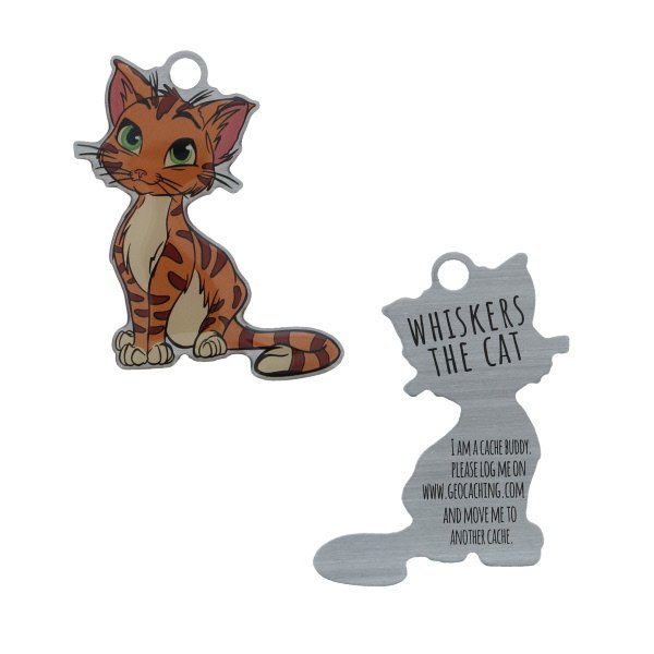 Whiskers The Cat Travel Tag – Space Coast Geo Store
